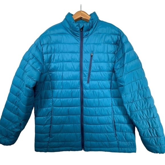 Xersion | Jackets & Coats | Xersion Blue Puffer Jacket Lightweight ...